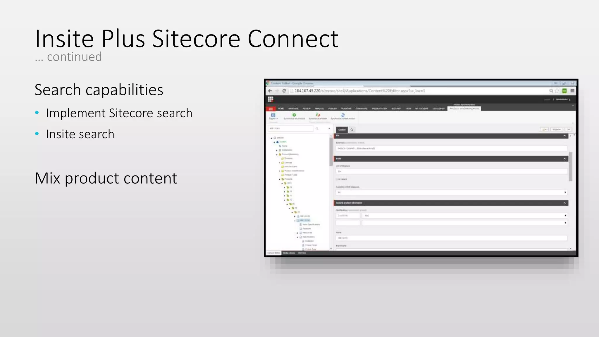LASUG Insite Plus Sitecore Connector | PPT