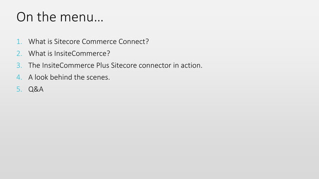 LASUG Insite Plus Sitecore Connector | PPT