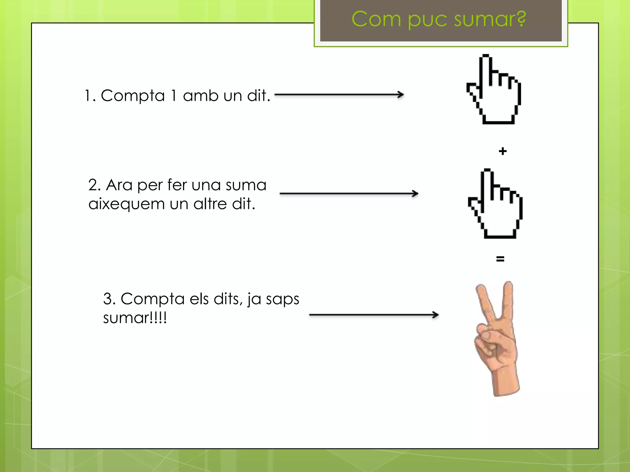La suma | PPTX