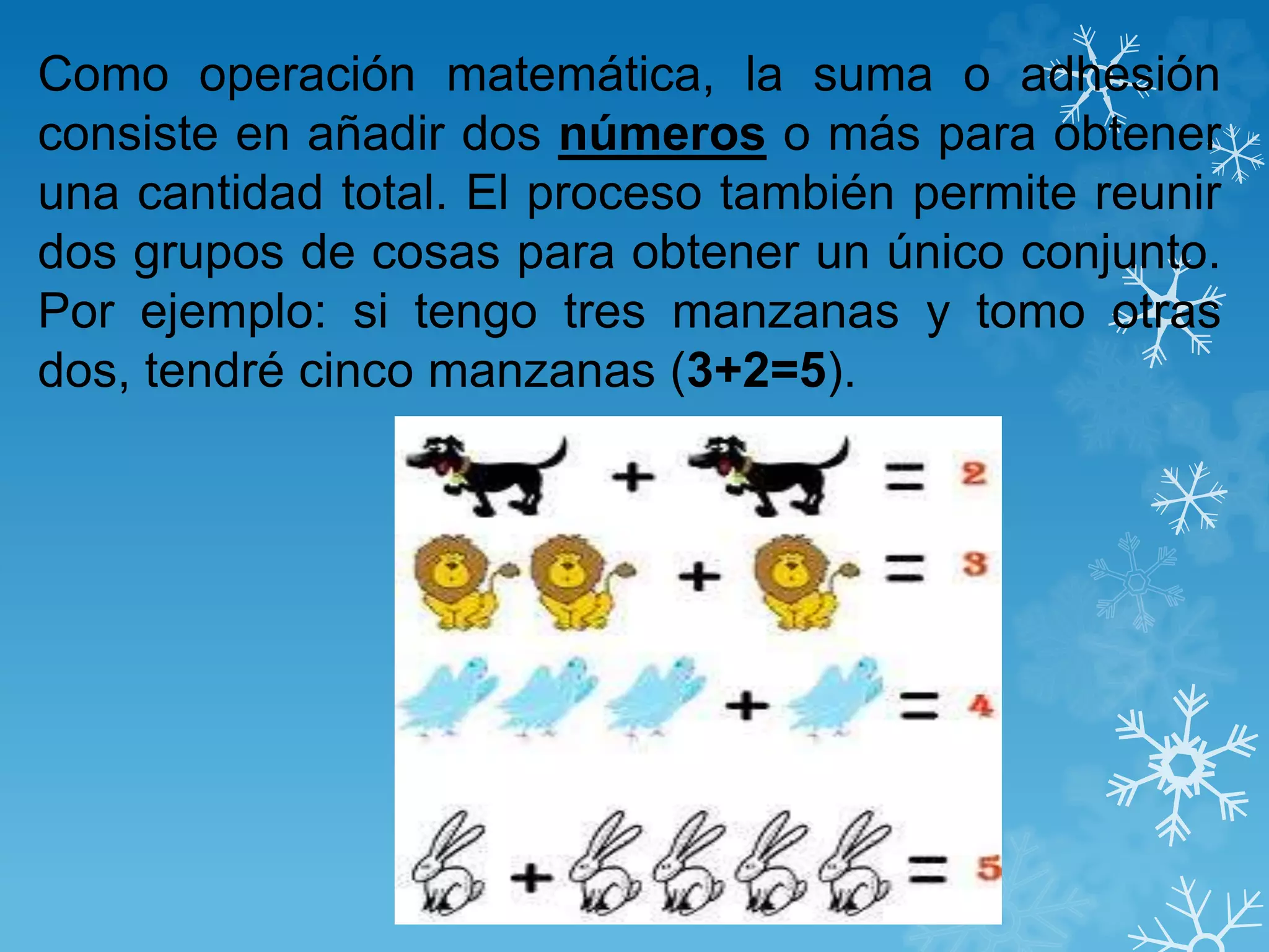 La suma y la resta | PPTX