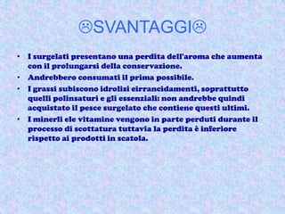 La surgelazione | PPTX