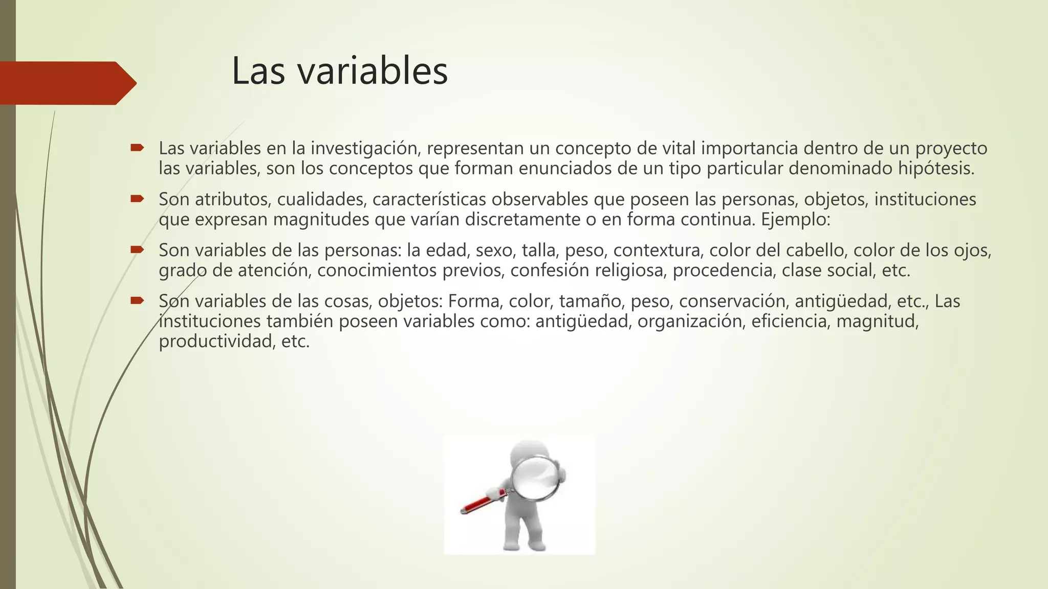 Las variables | PPTX