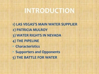 Las vegas- Water Situation | PPTX