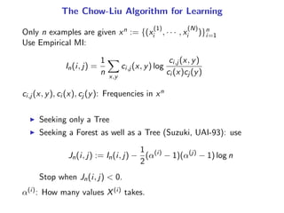 A Generalization of the Chow-Liu Algorithm and its Applications to Artificial Intelligence | PPT