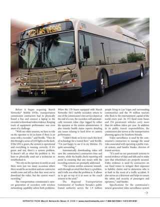 Las Vegas Wireless Transit Bus Video Surveillance Camera System | PDF