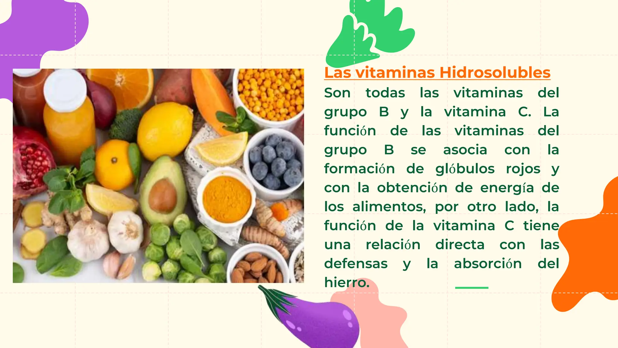 Las vitaminas, que són, cuáles son, para que sirven | PPTX | Chemistry ...