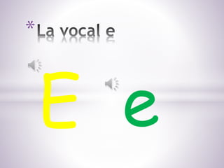Las vocales | PPTX