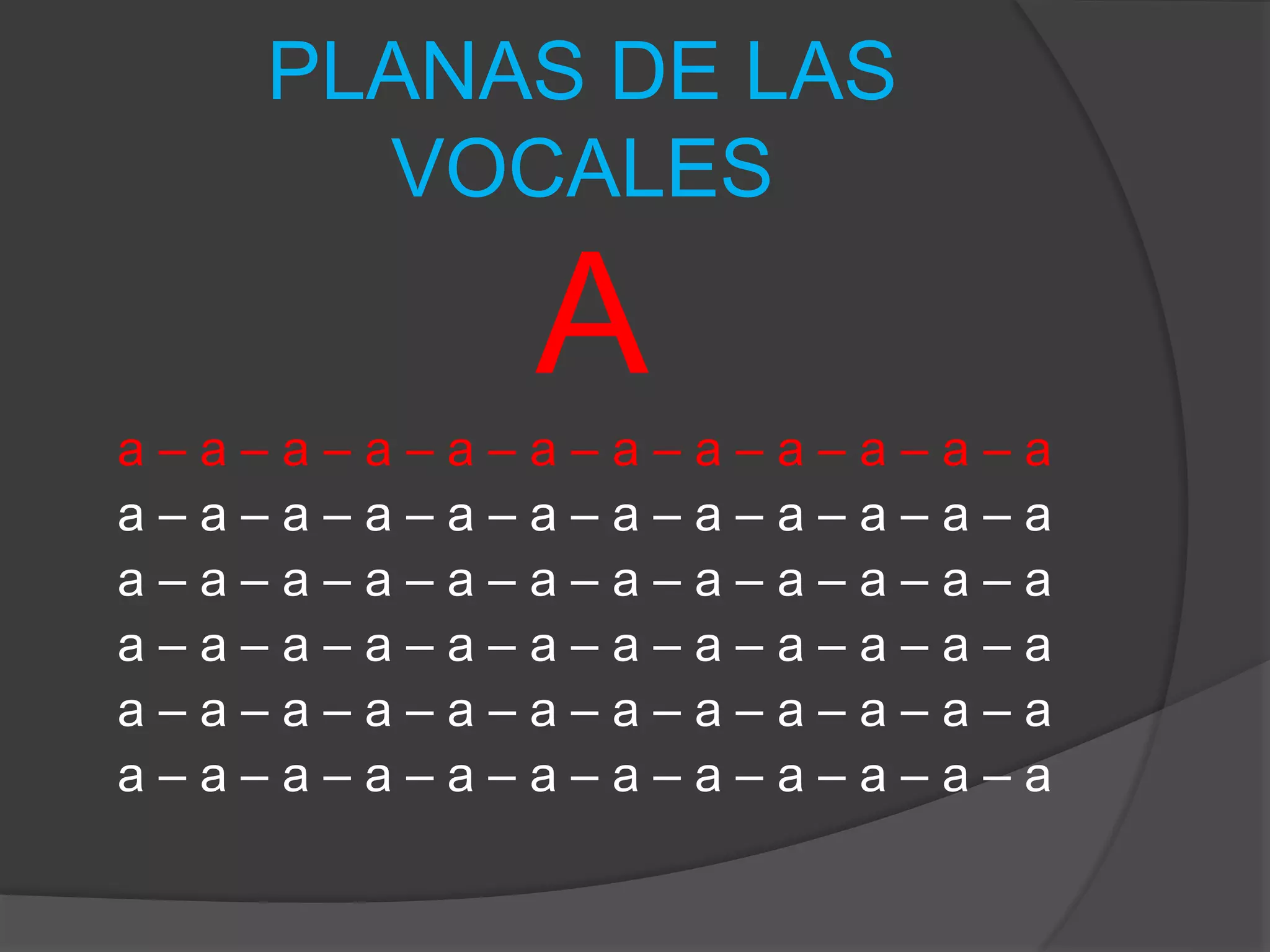 Las vocales | PPT