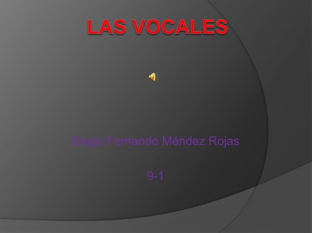 Las vocales | PPT