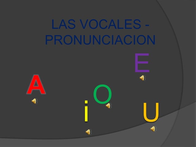 Las vocales | PPT