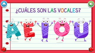 Las Vocales.pptx presentación en ppt de las vocales | PPTX