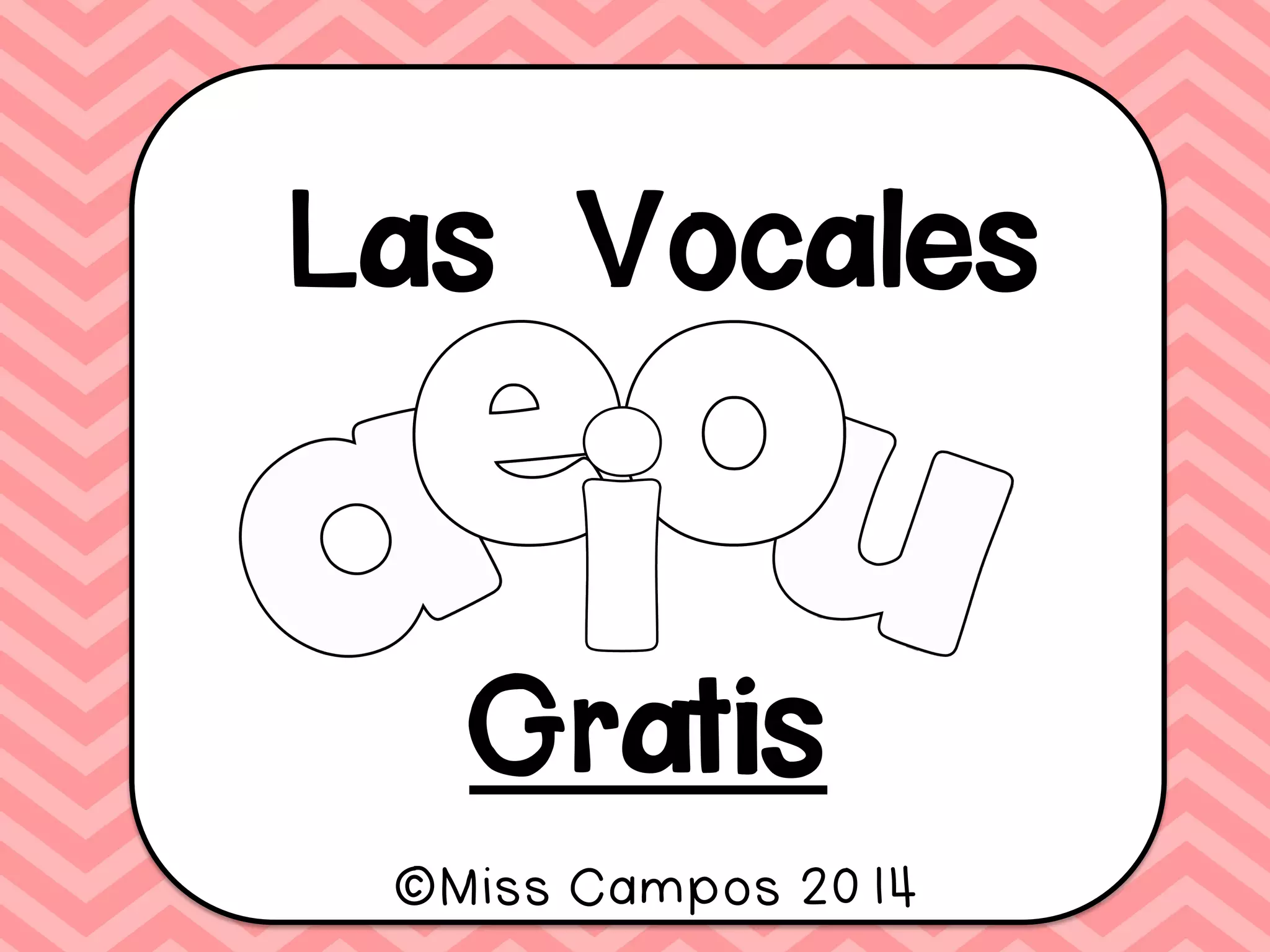 Las vocales a e i o u | PPT