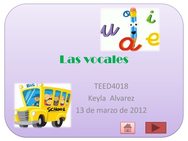 Las vocales pp modulo | PPTX