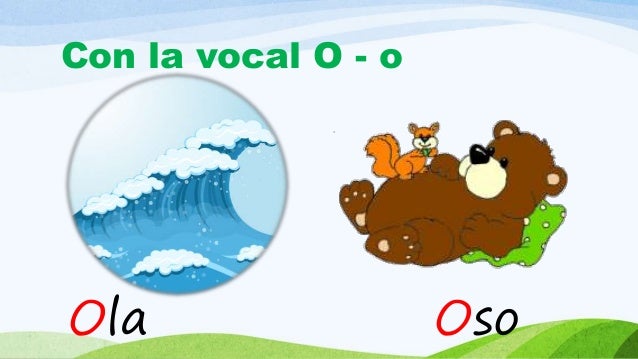 Las vocales preescolar