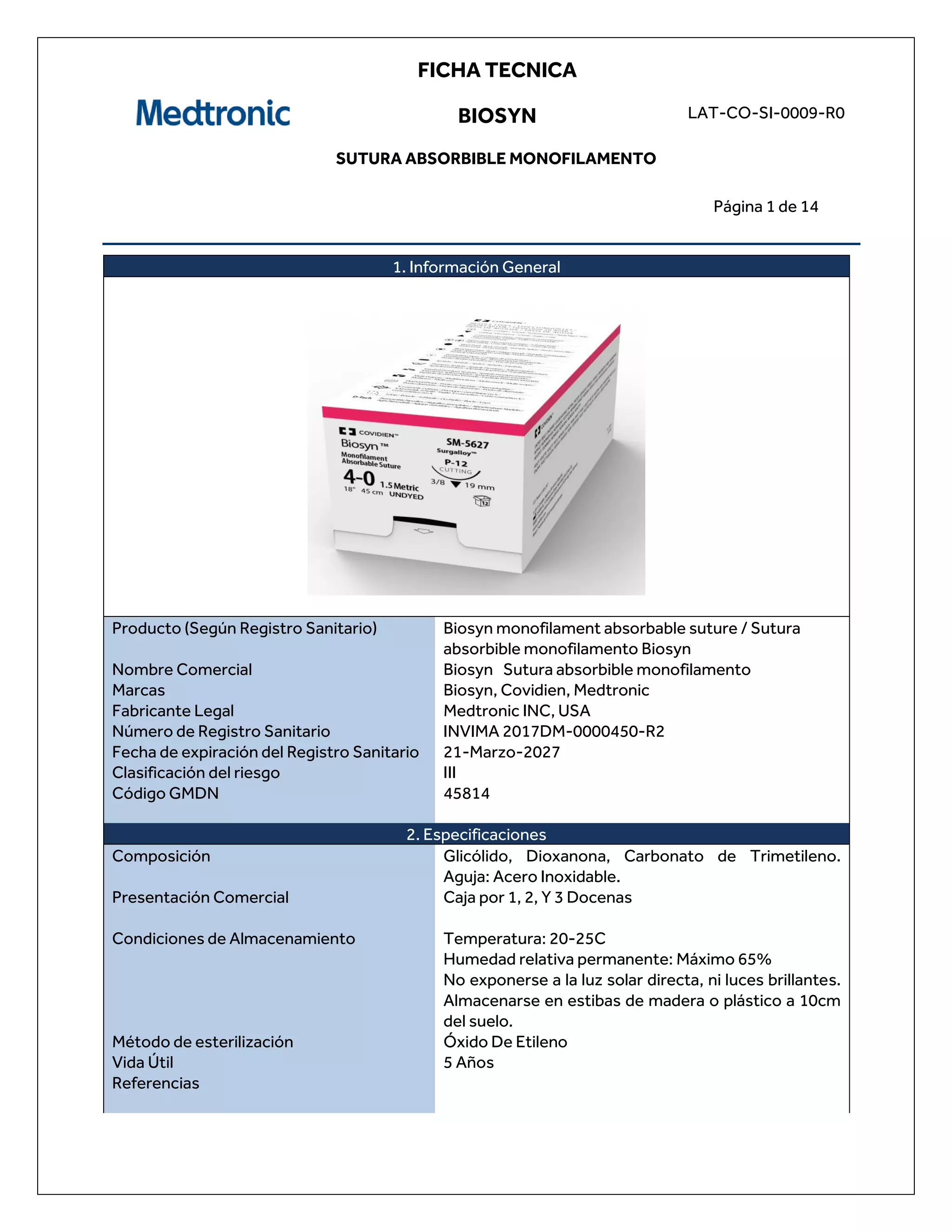 Sutura biosyn | PDF