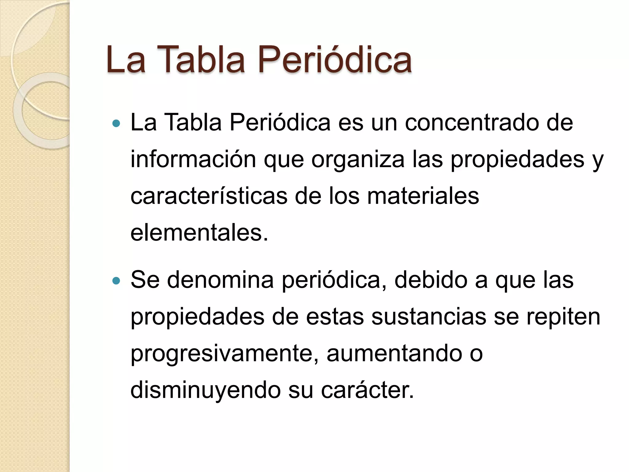 La Tabla Periódica | PPTX