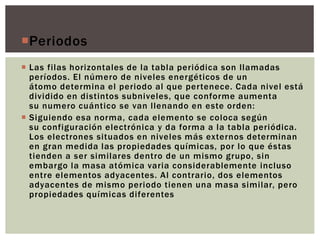 La tabla periodica | PPTX