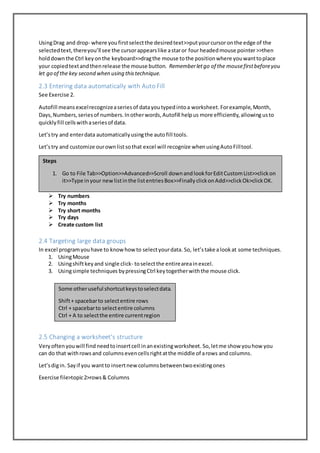 Excel Basic_Incomplete_Guide_2020 | DOCX | Desktop Publishing | Computer Software and Applications