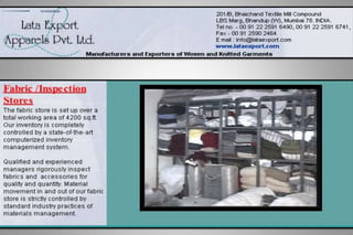Lata exports factory profile - | PPTX