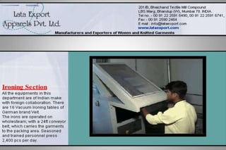 Lata exports factory profile - | PPTX