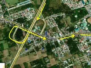 Latag study camp lipa city detailed map for driving | PPTX