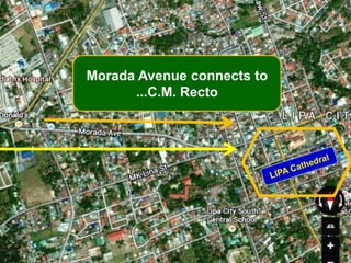 Latag study camp lipa city detailed map for driving | PPTX | Sports