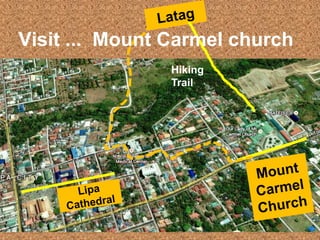Latag study camp lipa city options for long walks | PPT