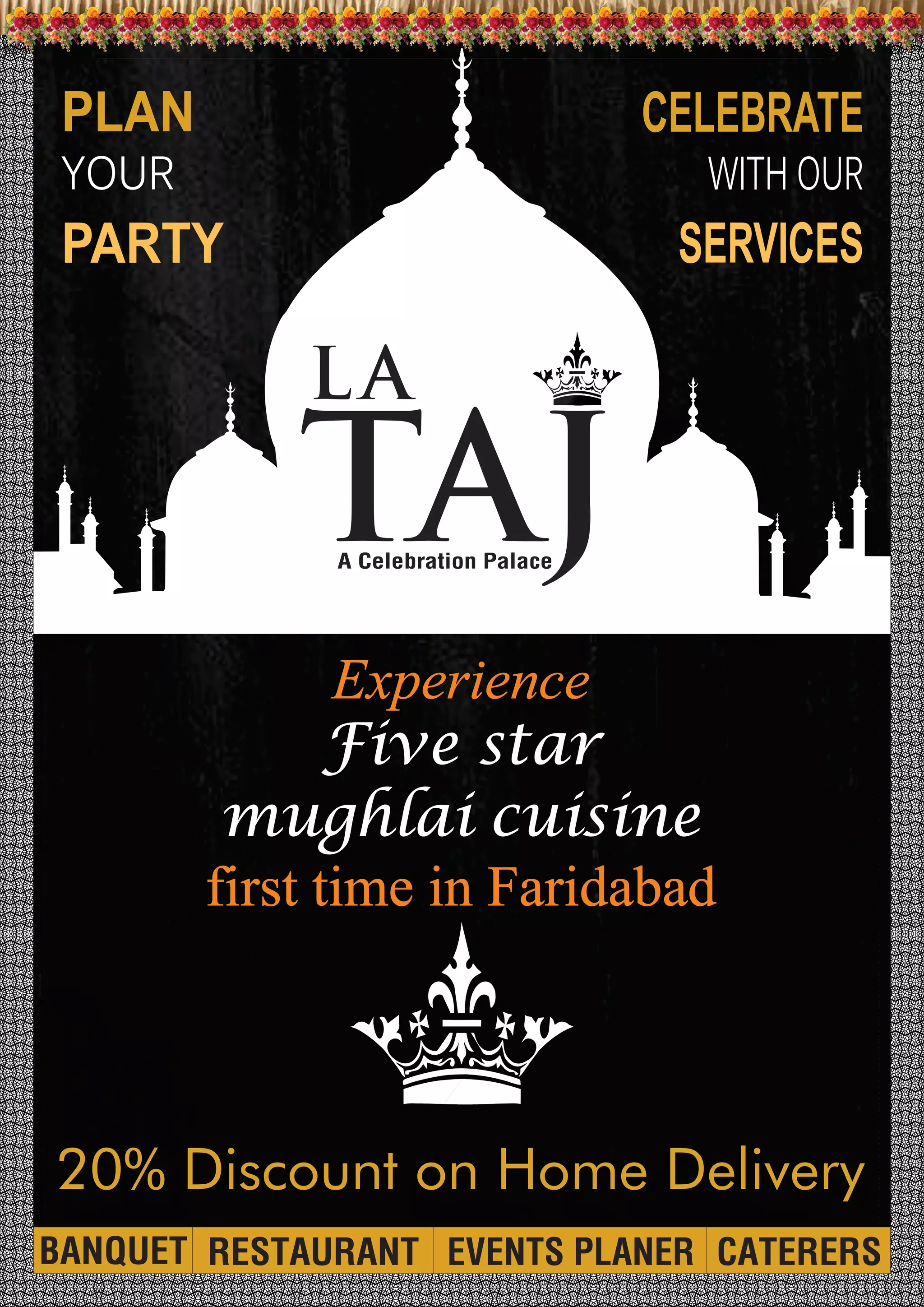 La taj new menu | PDF