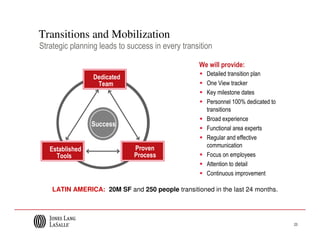 JLL Latam IFM Capabilities 2011 | PDF