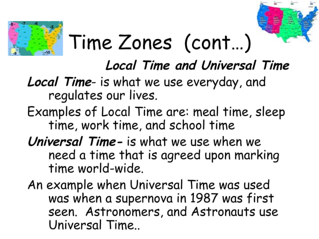 Lat and long time zones 2 | PPT