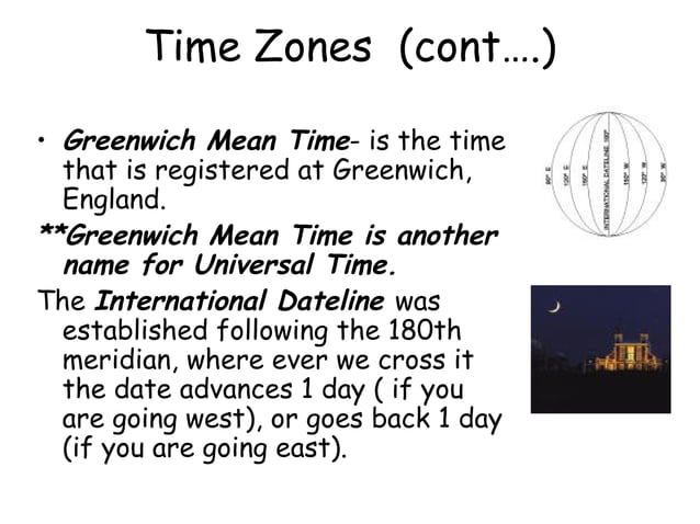 Lat and long time zones 2 | PPT