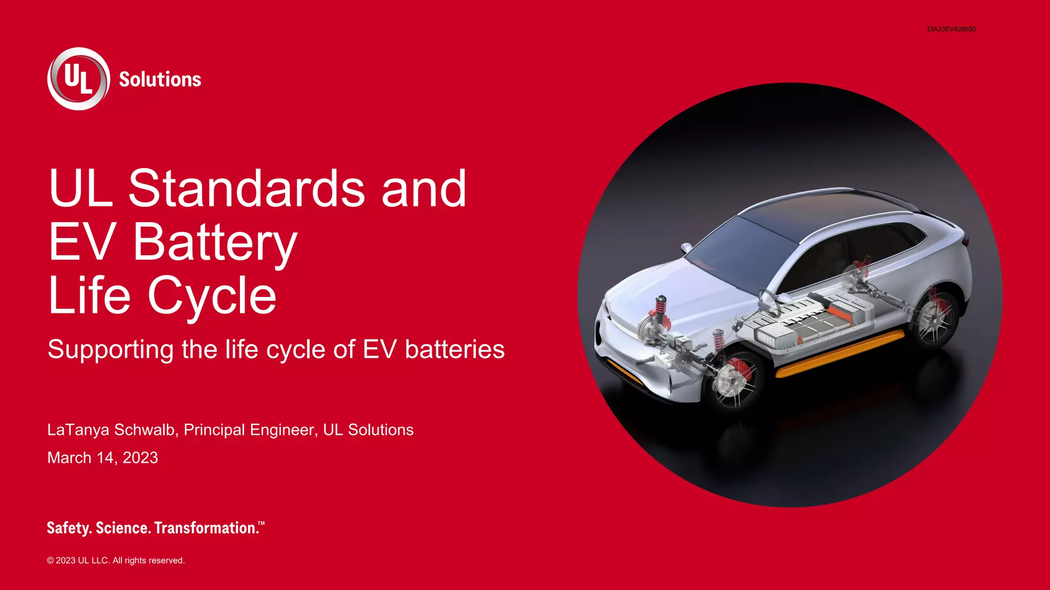 HOW UL STANDARDS SUPPORT THE SAFETY LIFECYCLE OF EV BATTERIES | PDF