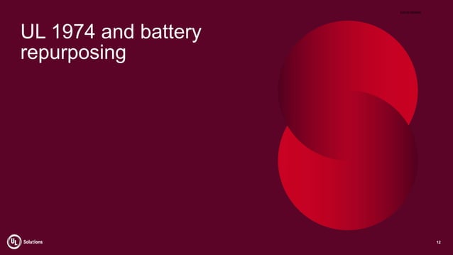 HOW UL STANDARDS SUPPORT THE SAFETY LIFECYCLE OF EV BATTERIES | PDF ...