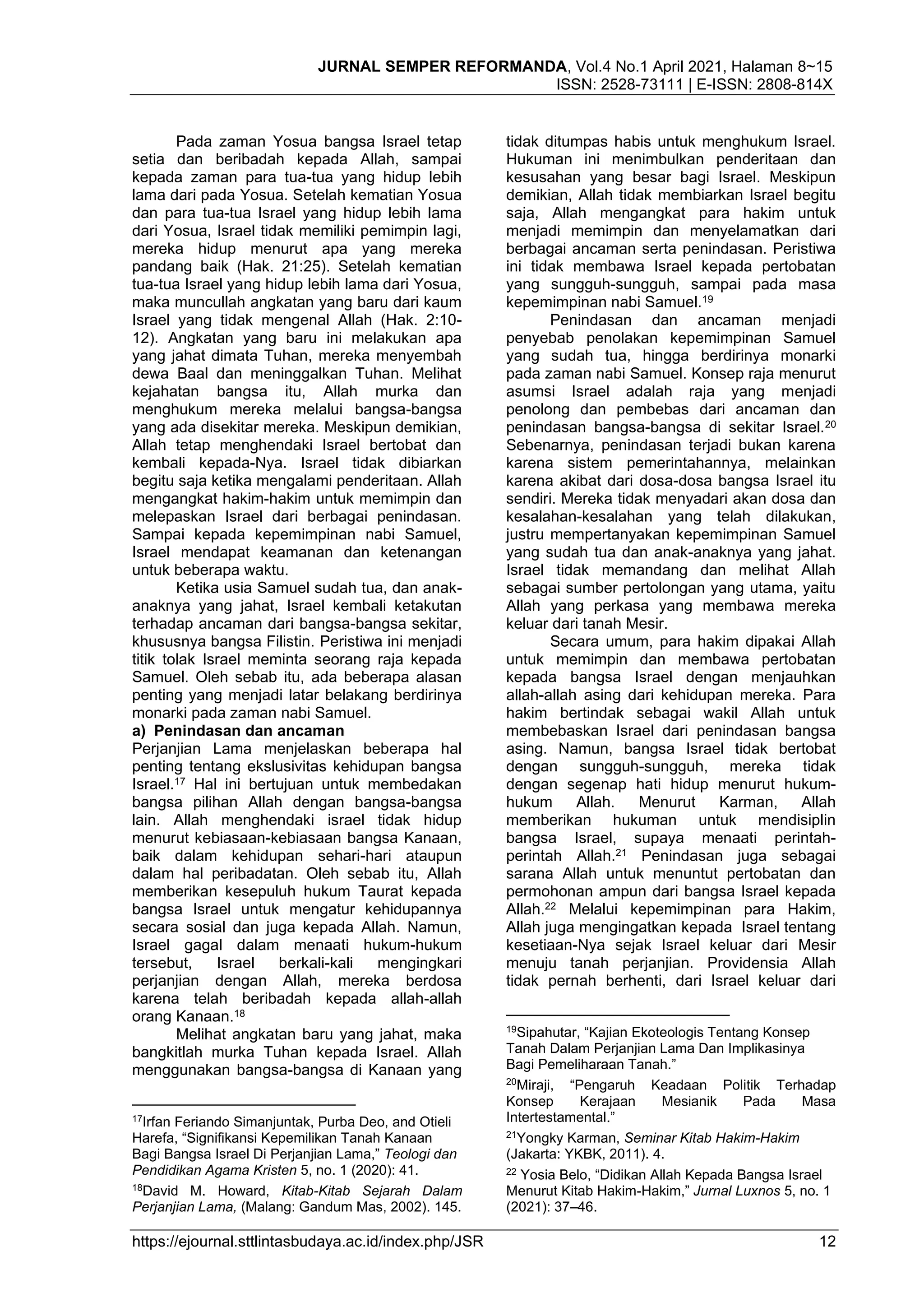 Latar Belakang Berdirinya Israel sebagai Sebuah Monarki pada Zaman Nabi ...