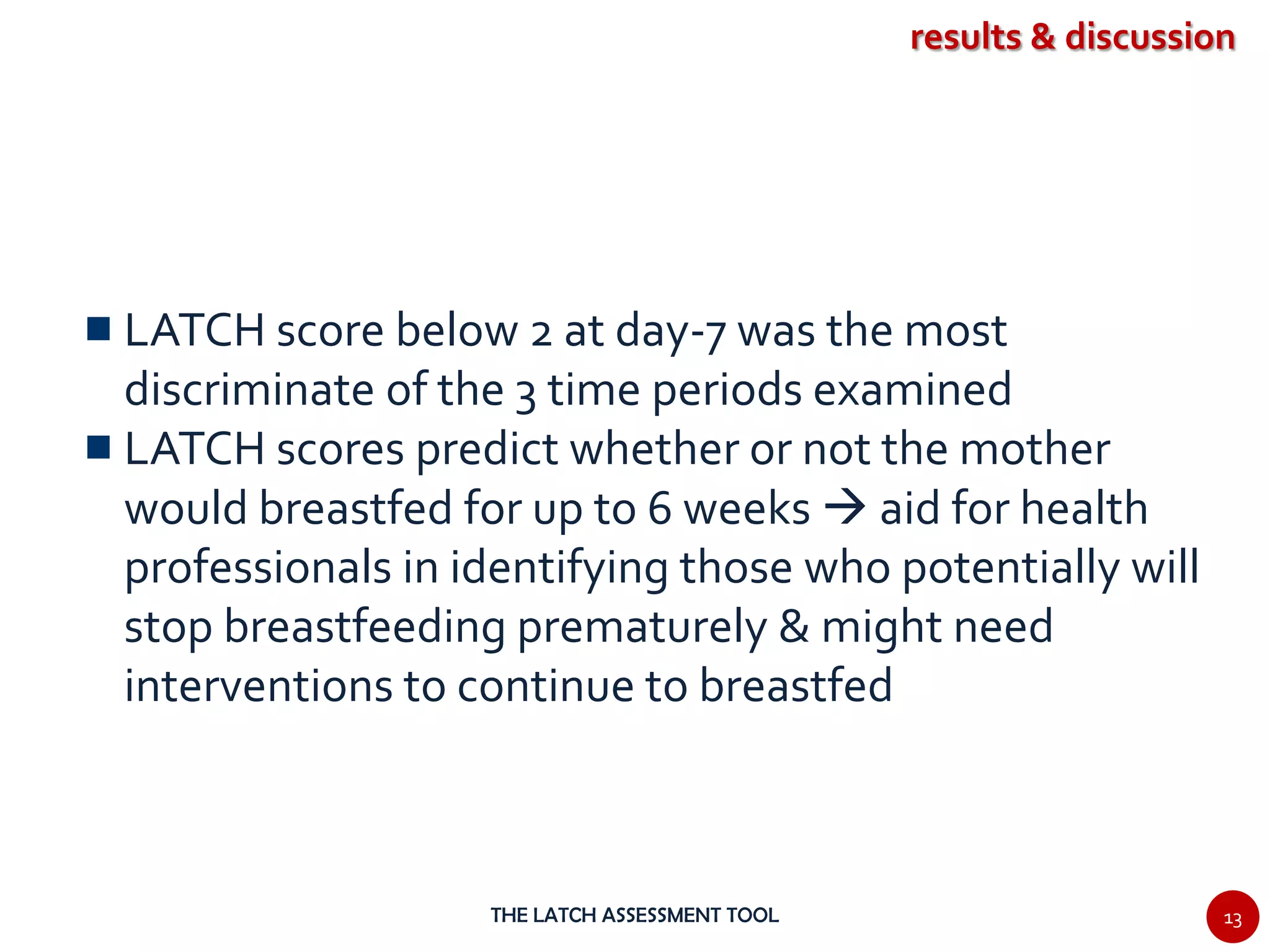 Latch assessment tool | PPTX