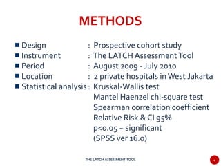 Latch assessment tool | PPTX