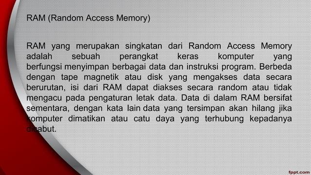 Latch dan ram | PPT
