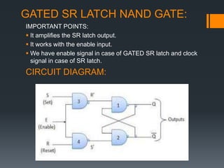 Latches and flip flop | PPTX
