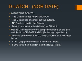 D Latch Nor