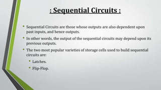 Latches & flip flop | PPTX | Programming Languages | Computing