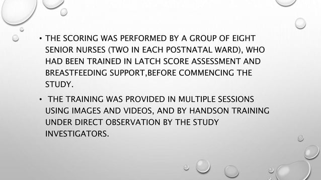 LATCH SCORE.pptx | Pregnancy | Reproductive Health