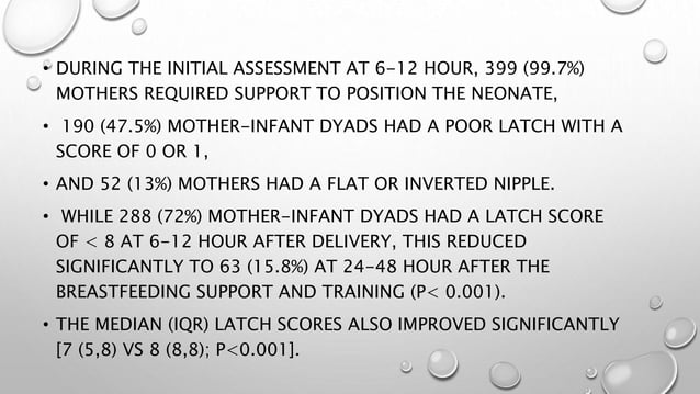 LATCH SCORE.pptx | Pregnancy | Reproductive Health