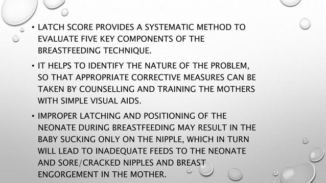 LATCH SCORE.pptx | Pregnancy | Reproductive Health