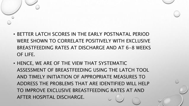 LATCH SCORE.pptx | Pregnancy | Reproductive Health