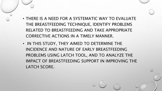 LATCH SCORE.pptx | Pregnancy | Reproductive Health