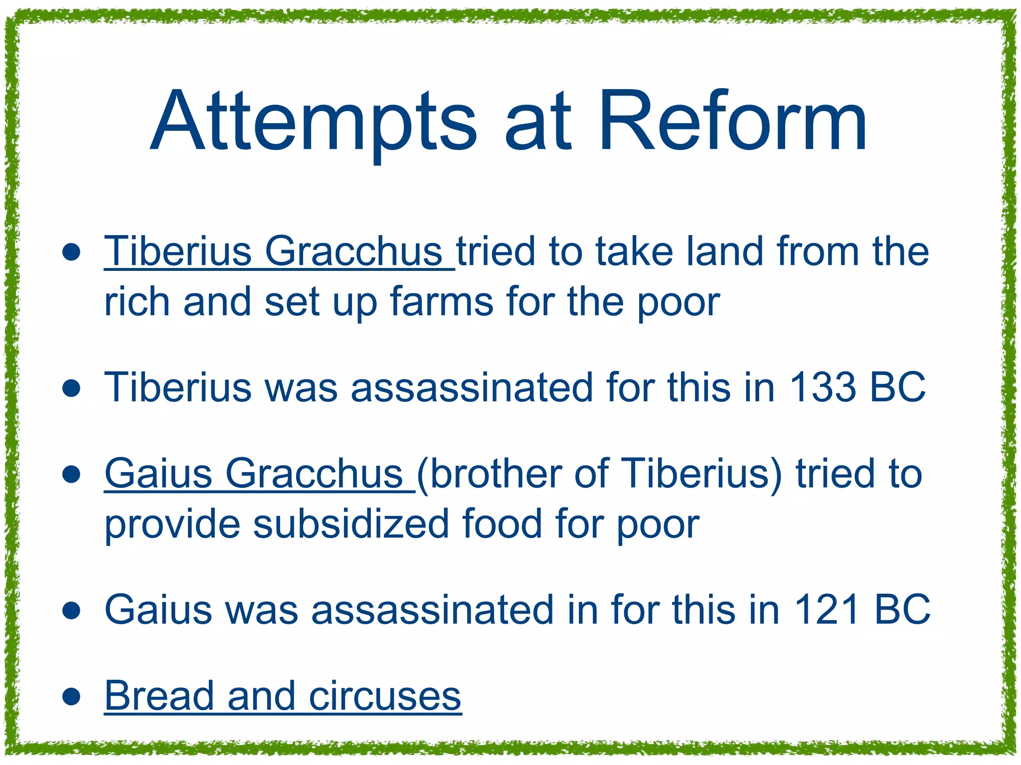 Late Roman Republic and Caesar Lecture | PPT