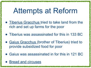 Late Roman Republic and Caesar Lecture | PPT