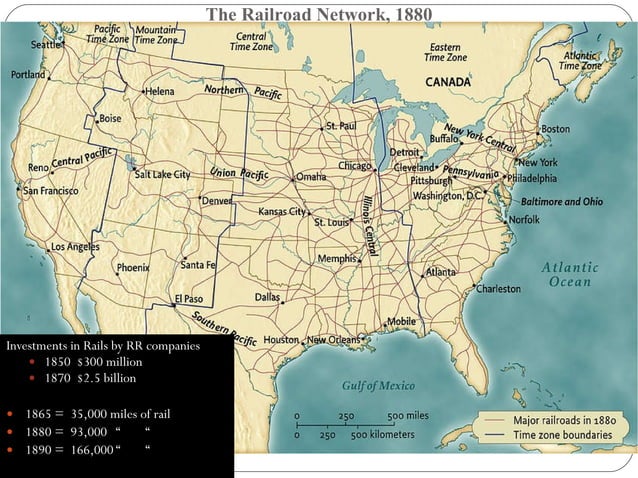 Late 19th Century America | PPT | Rail Travel | Travel Type