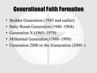 Y&YA Ministry Session Four | PPT