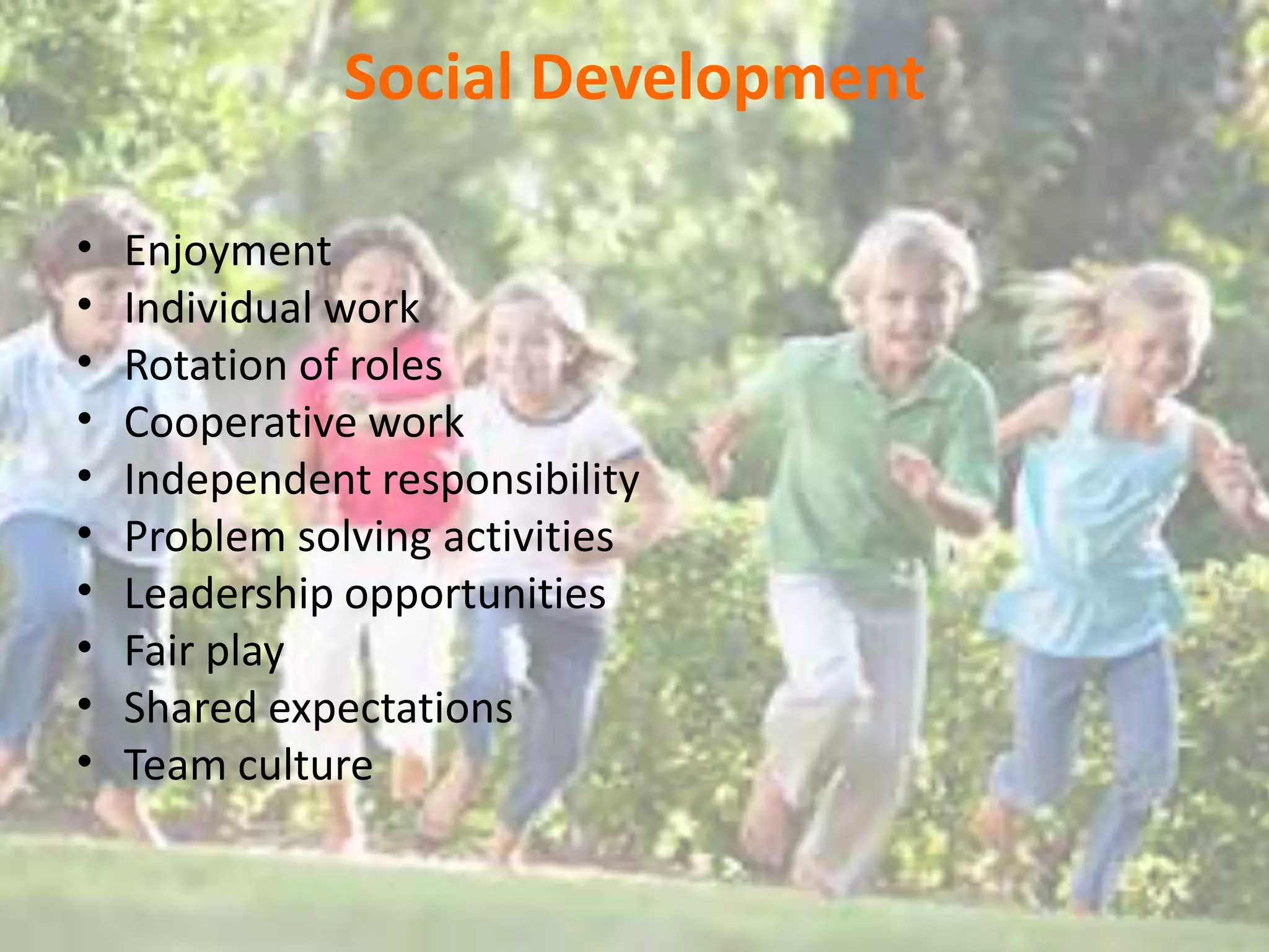 Developmental Stage: Late Childhood | PPTX